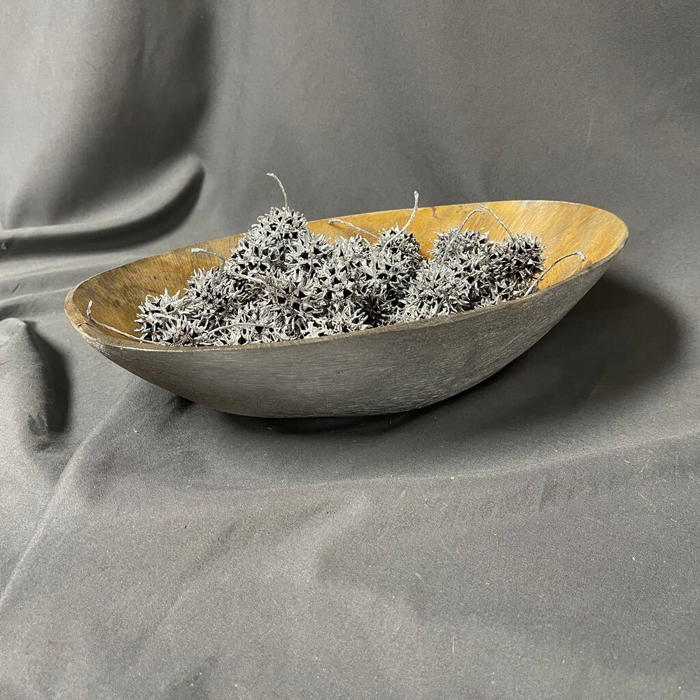 Painted Wood Bowl